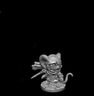 Mousling Rogue (Reaper Bones Mouslings 236), plastic miniature - The ...