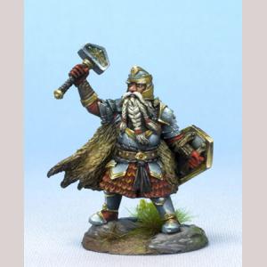 Dwarven Cleric with Warhammer (Dark Sword Visions in Fantasy DSM7475 ...