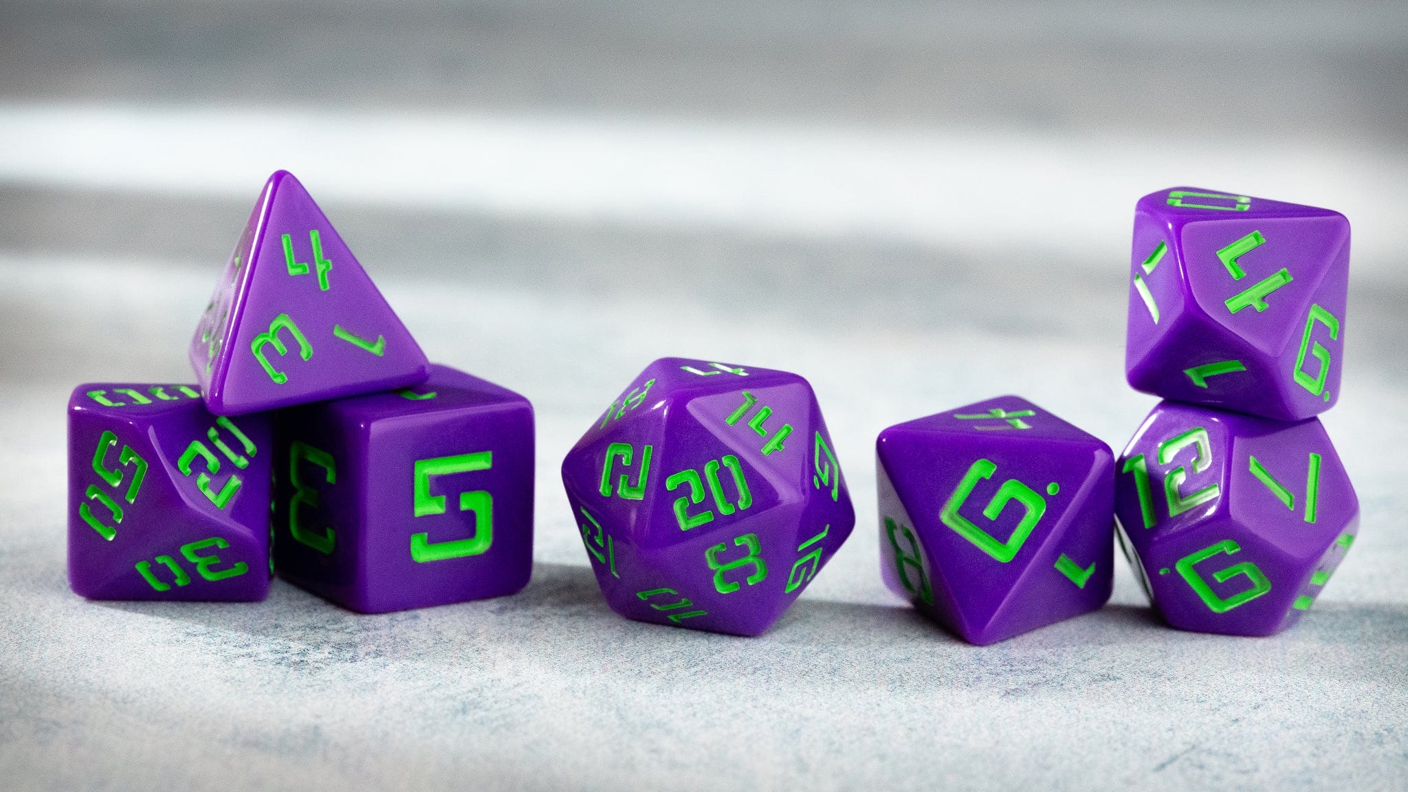 Legendary Pants Upstart Dice 7 Dice Set - COSMIC CRIT PRONKING PURPLE ...